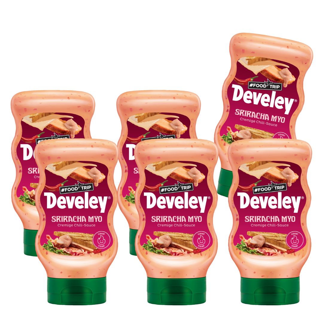 Develey Sriracha MYO® 300 ml im 6er Vorteils-Set kaufen!